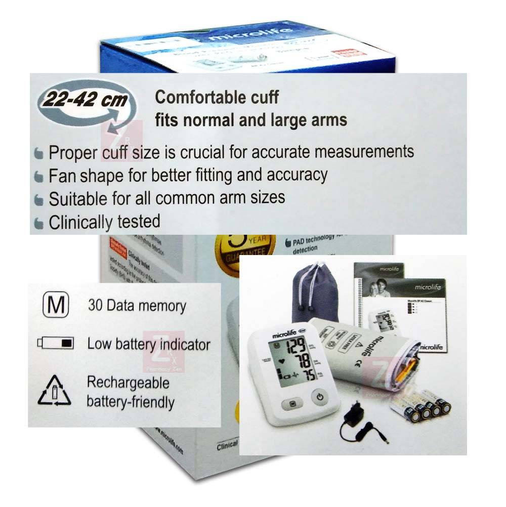 Zen Pharmacy | Microlife Blood Pressure Monitor BP A2C(5 years ...