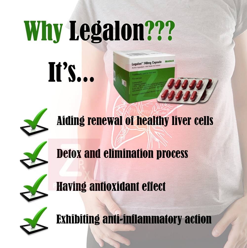 Zen Pharmacy | Legalon 140mg 100s(box)