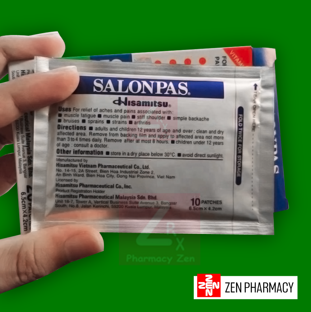Zen Pharmacy | Salonpas Patch (10s)