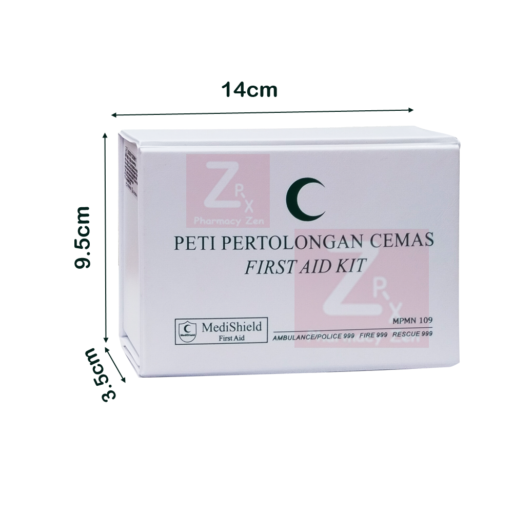 Zen Pharmacy | First Aid Kit Box Equipped (11 items)
