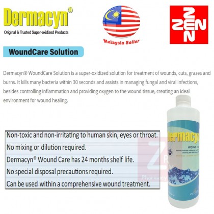 Zen Pharmacy | Dermacyn Wound Care solution 500ml(Triple pack)