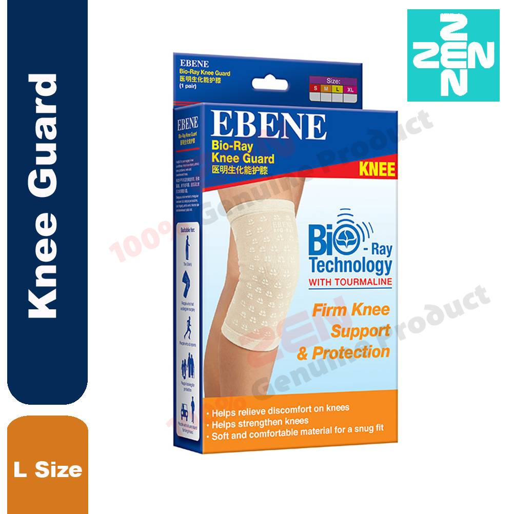Zen Pharmacy | Ebene Knee Guard With Bio-Ray And Tourmaline (1 Pair)
