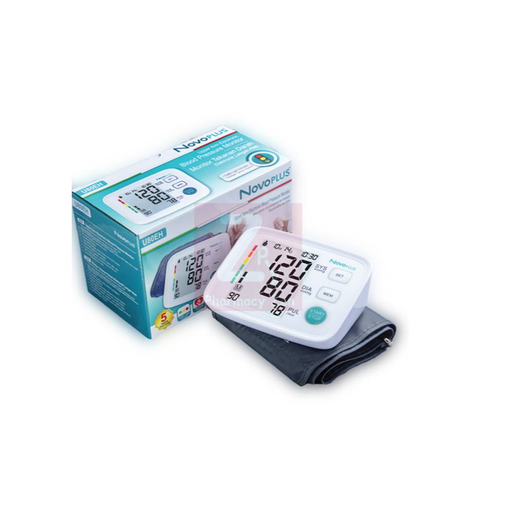 Zen Pharmacy | NovoPlus Upper Arm Electronic Blood Pressure Monitor U80EH