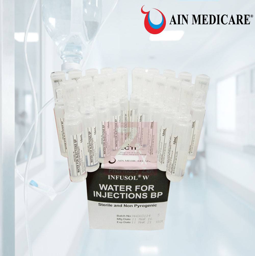 Water for Injections BP 10mL x 20(1 box)