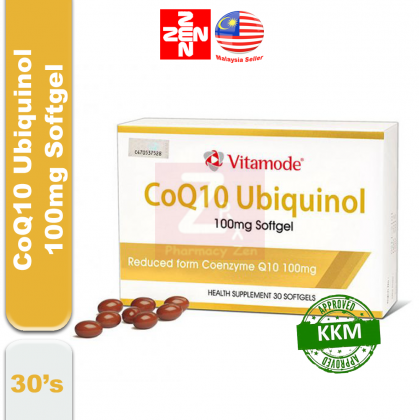 Zen Pharmacy | Vitamode CoQ10 Ubiquinol 100mg Softgel (30s)