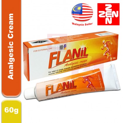 Zen Pharmacy | Flanil Analgesic Cream 60g