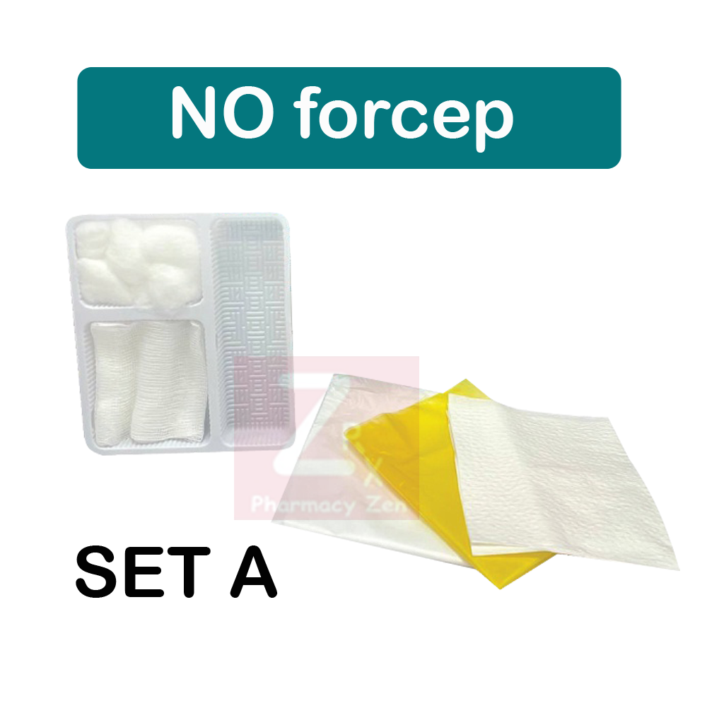 Zen Pharmacy | Connecx-Oxymecx Dressing Set(1pack)(NO forcep/1 forcep/3 forceps)