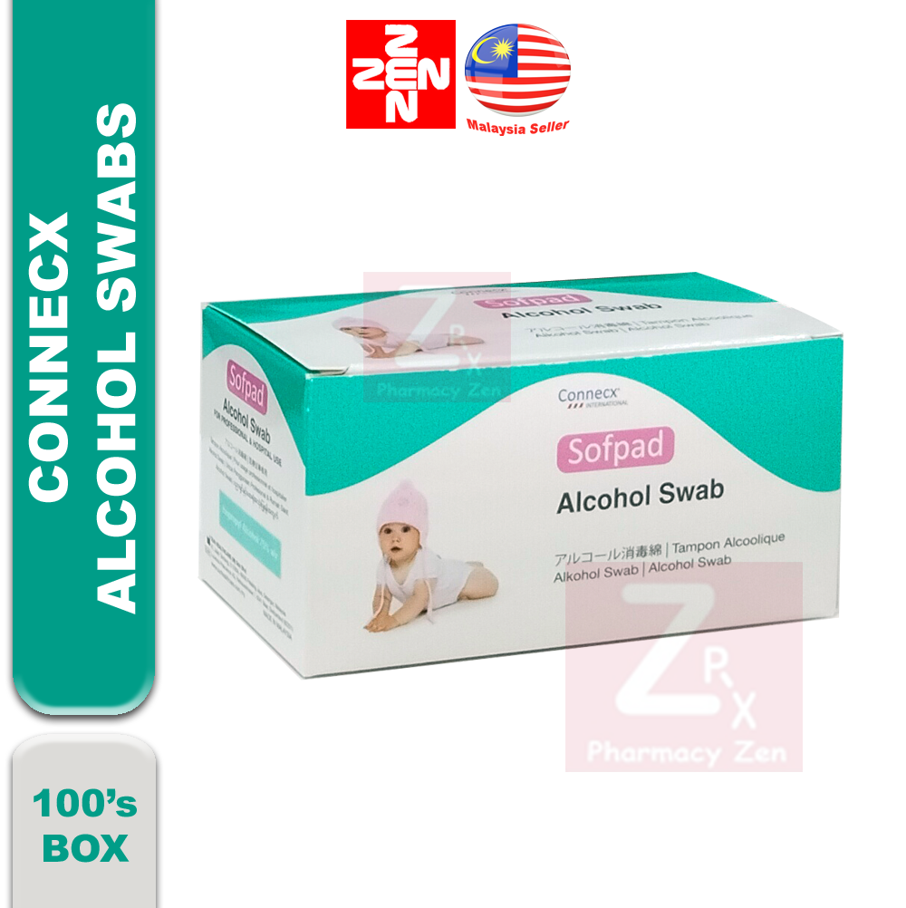 Zen Pharmacy | Connecx Premium Sofpad Alcohol Swabs (100s)(box)