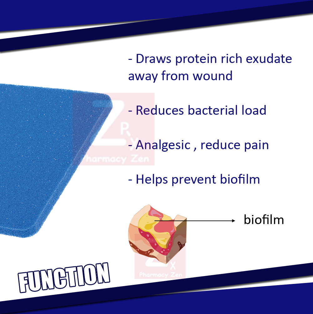 Zen Pharmacy | [1 PCS] Keneric RTD Wound Dressing 10cm x 10cm x 0.6cm ...