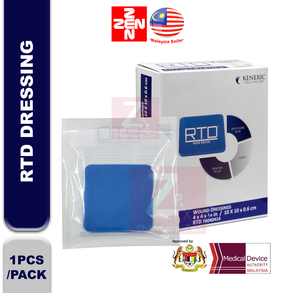 Zen Pharmacy | [1 PCS] Keneric RTD Wound Dressing 10cm x 10cm x 0.6cm ...