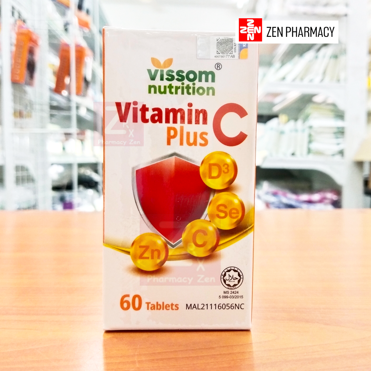 Zen Pharmacy | Vissom Nutrition Vitamin C Plus 60s(btl)