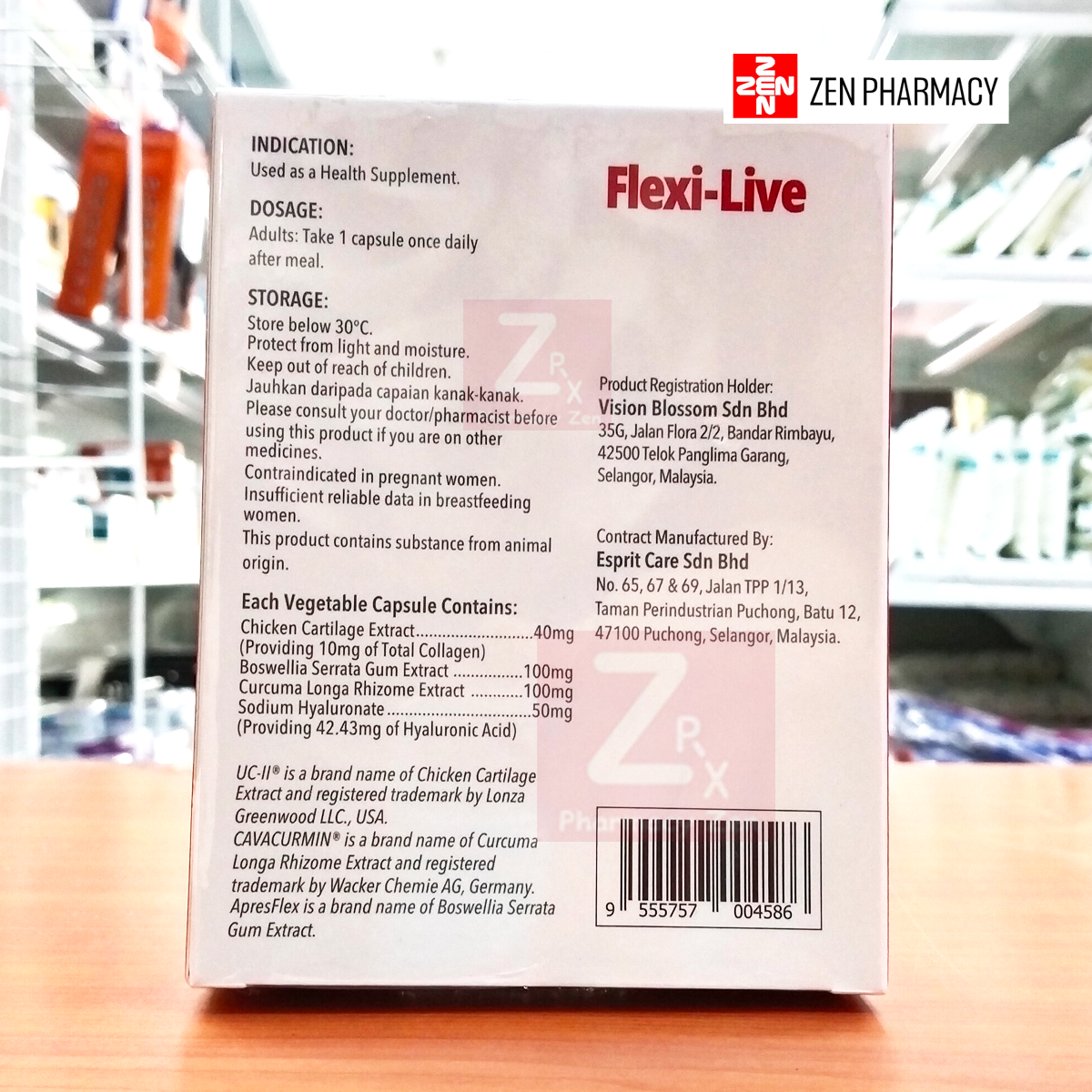 Zen Pharmacy | Vissom Nutrition Flexi-Live capsules 30s(box)