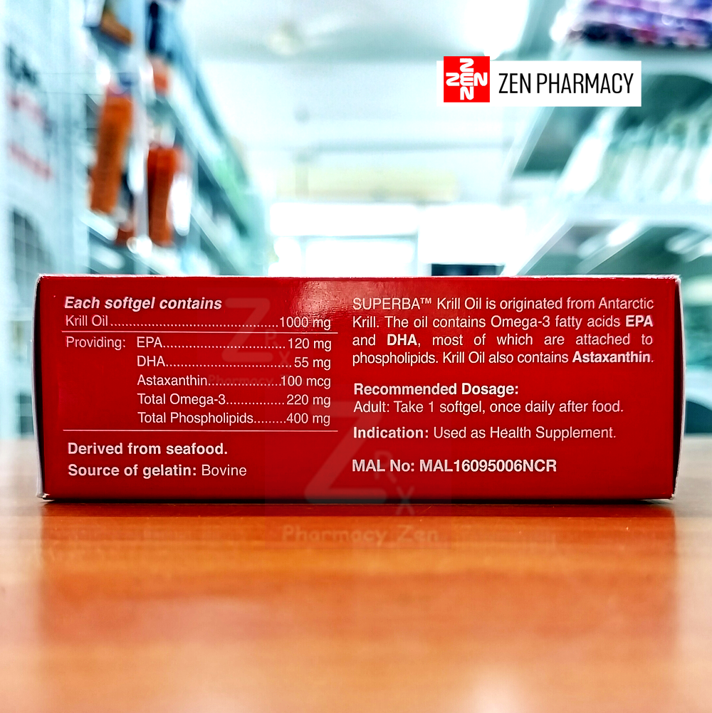 Zen Pharmacy | Vitamode Superba Krill Oil 1000mg 30s(box)