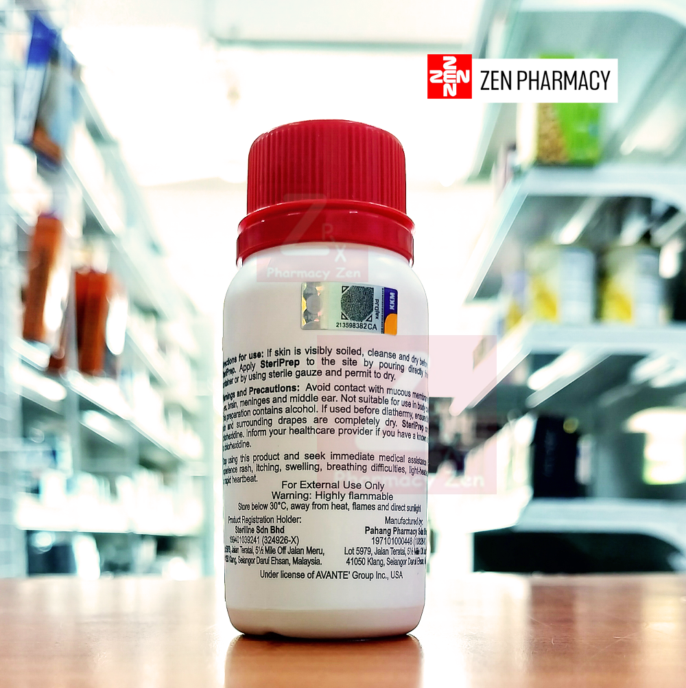Zen Pharmacy | Steriprep Antiseptic Solution 60ml / 500ml(btl)