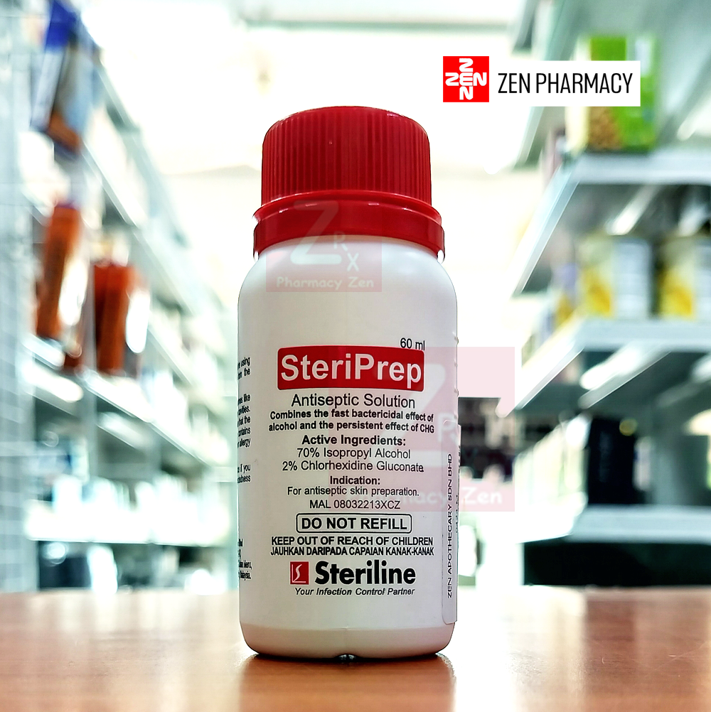 Zen Pharmacy | Steriprep Antiseptic Solution 60ml / 500ml(btl)