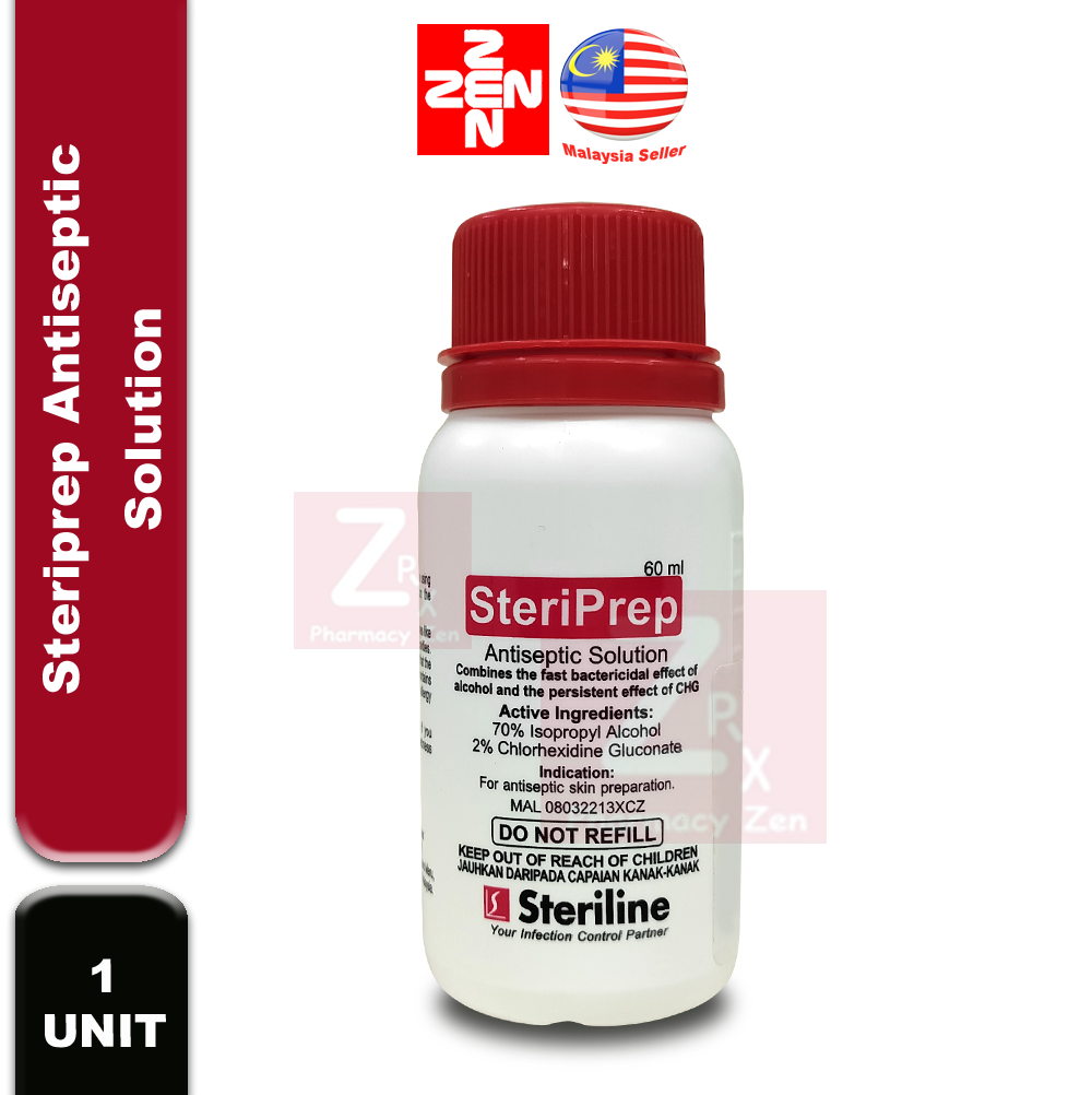 Zen Pharmacy | Steriprep Antiseptic Solution 60ml / 500ml(btl)
