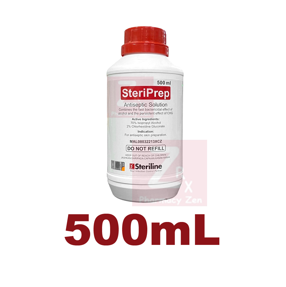 Zen Pharmacy | Steriprep Antiseptic Solution 60ml / 500ml(btl)