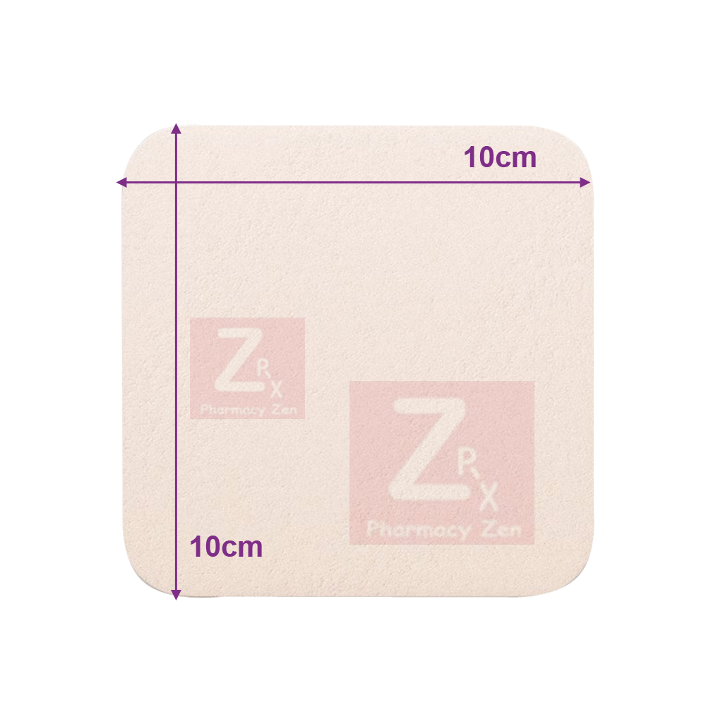 Zen Pharmacy | Molnlycke Mepilex Lite Thin Foam 10cm x 10cm(1PC)