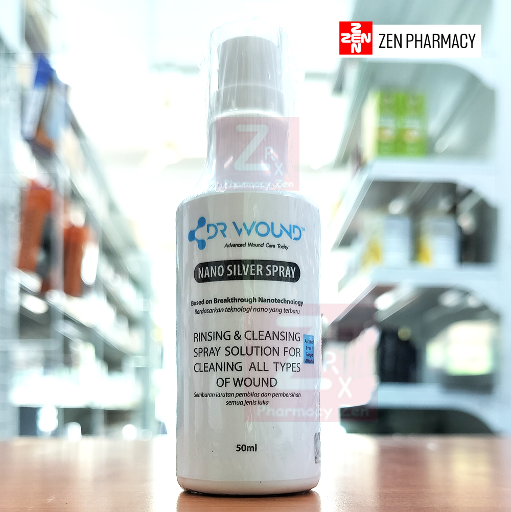 Zen Pharmacy | Dr wound Nano Silver Spray 50ml