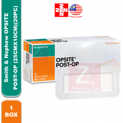Zen Pharmacy | Smith & Nephew Opsite Post-Op (25cmx10cm)(20PC)( BOX)