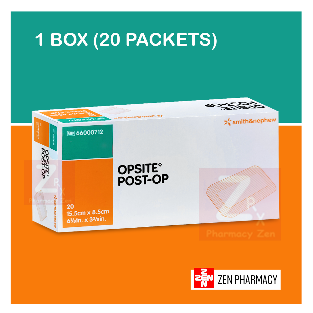 Zen Pharmacy | Smith & Nephew Opsite Post-Op (15.5cmx8.5cm)(10PC)(1 BOX)