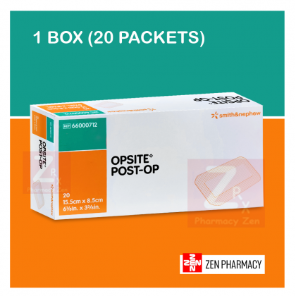 Zen Pharmacy | Smith & Nephew Opsite Post-Op (15.5cmx8.5cm)(10PC)(1 BOX)