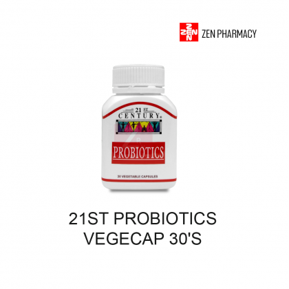 Zen Pharmacy | 21st Century Probiotics Vegecaps 30s + 21st Century ...