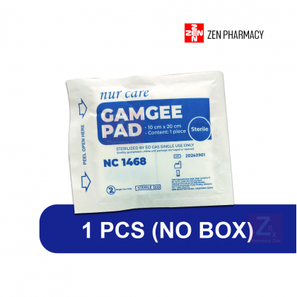 Zen Pharmacy | Nur Care Gamgee Pad (Sterile) 10cmx20cm (1piece)