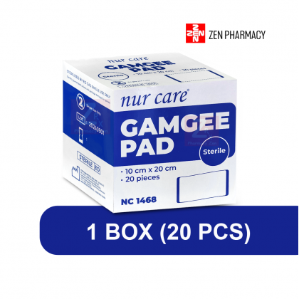 Zen Pharmacy | Nur Care Gamgee Pad (Sterile) 10cmx20cm (20pc/box)