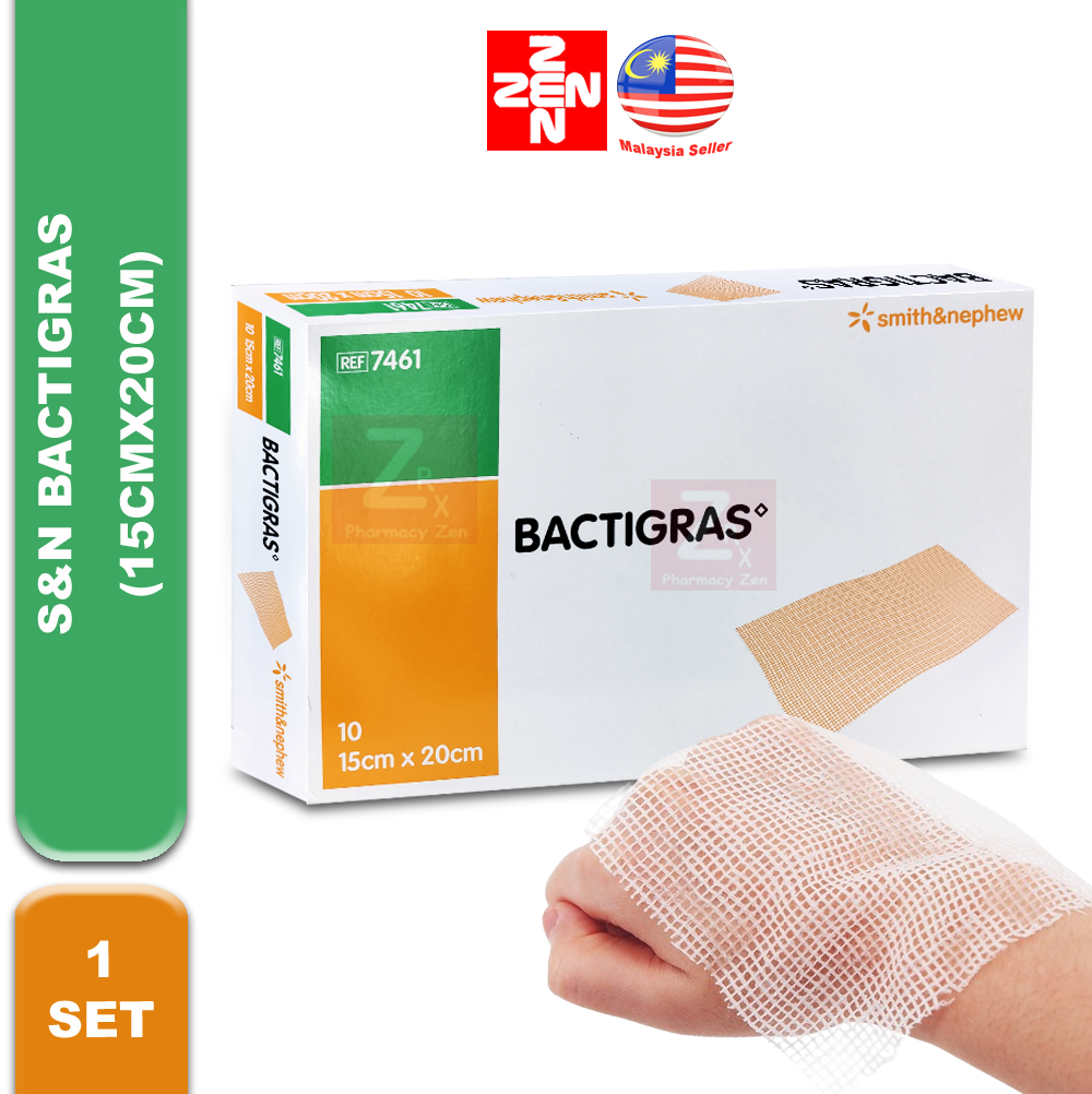 Zen Pharmacy | [1 BOX] Smith & Nephew Bactigras Medicated Paraffin ...