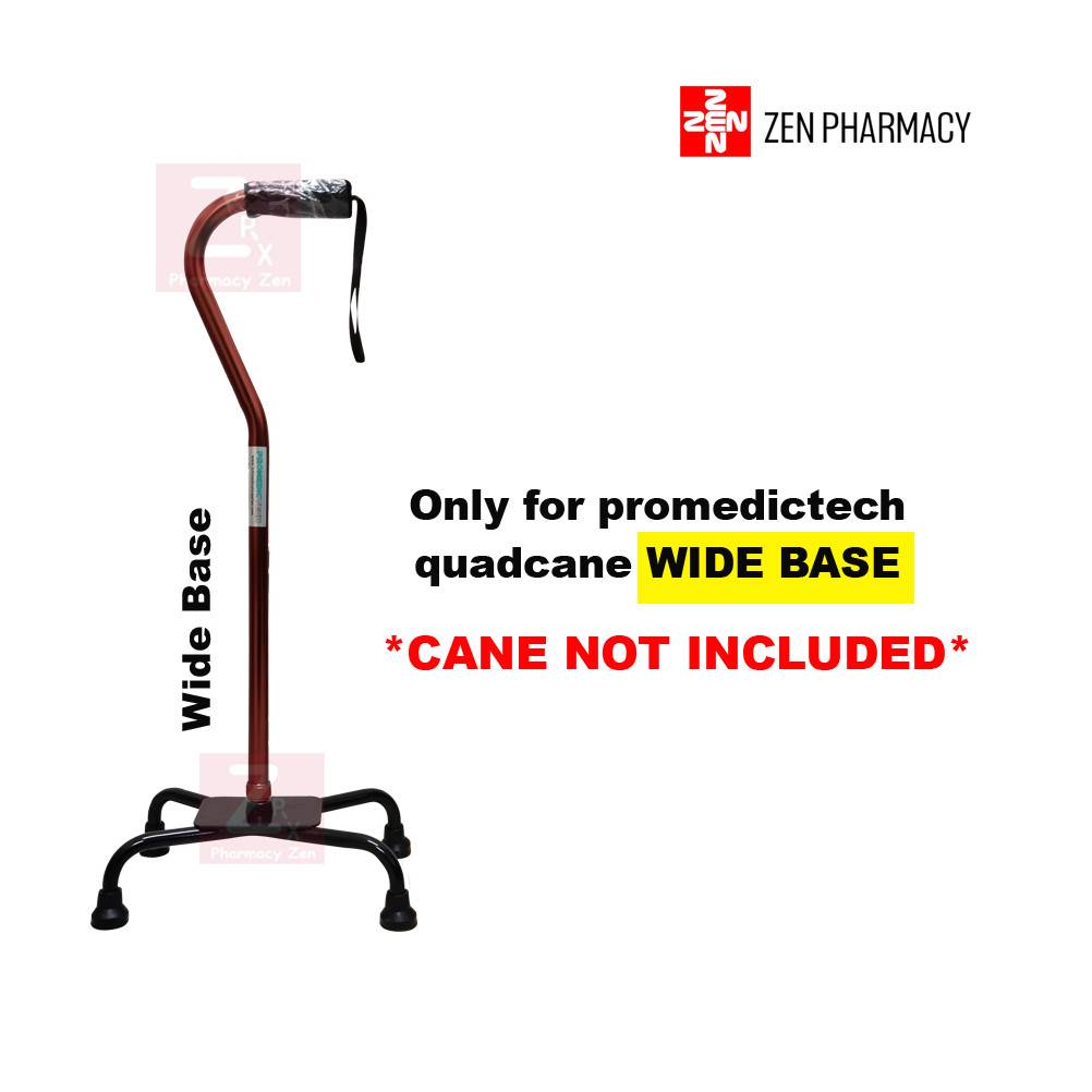 Zen Pharmacy | Rubber Tip Walking Stick Quad Cane Aluminium 16MM (WIDE ...