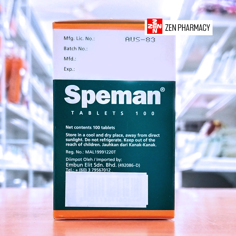Zen Pharmacy | Himalaya Speman Tablets(100s)
