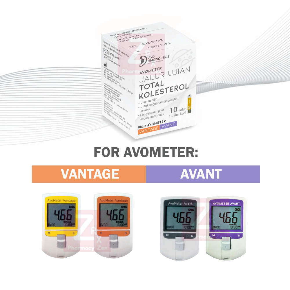 Zen Pharmacy | AvoMeter Total Cholesterol Test Strips (10s)