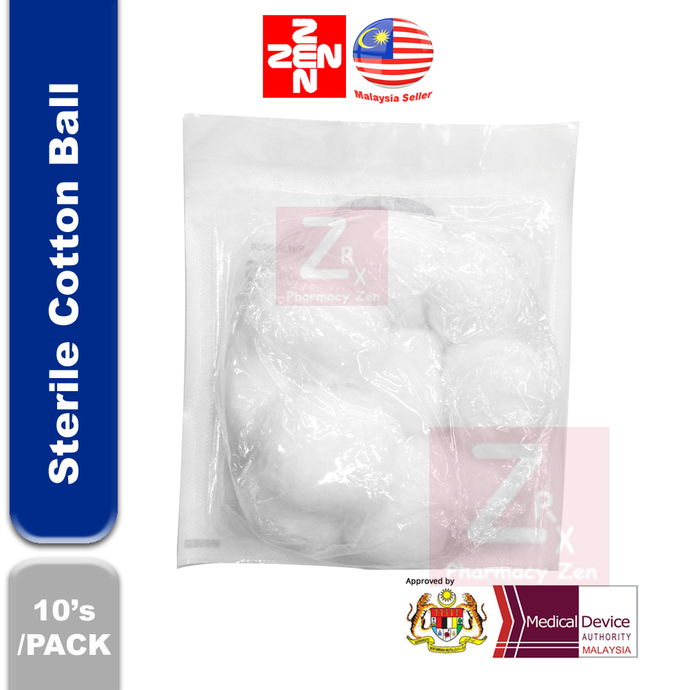 Zen Pharmacy | Sterile Cotton Ball 10's (pack)