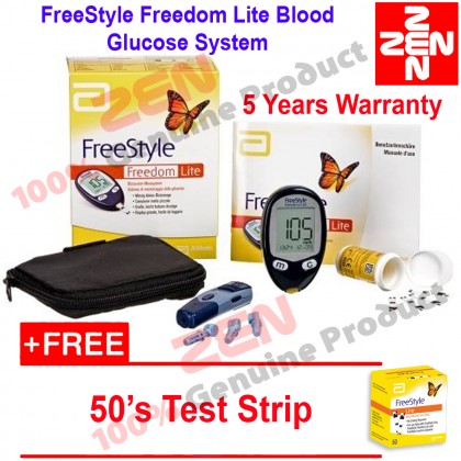 FREESTYLE LITE GLUCOMETER WITH 50STRIP