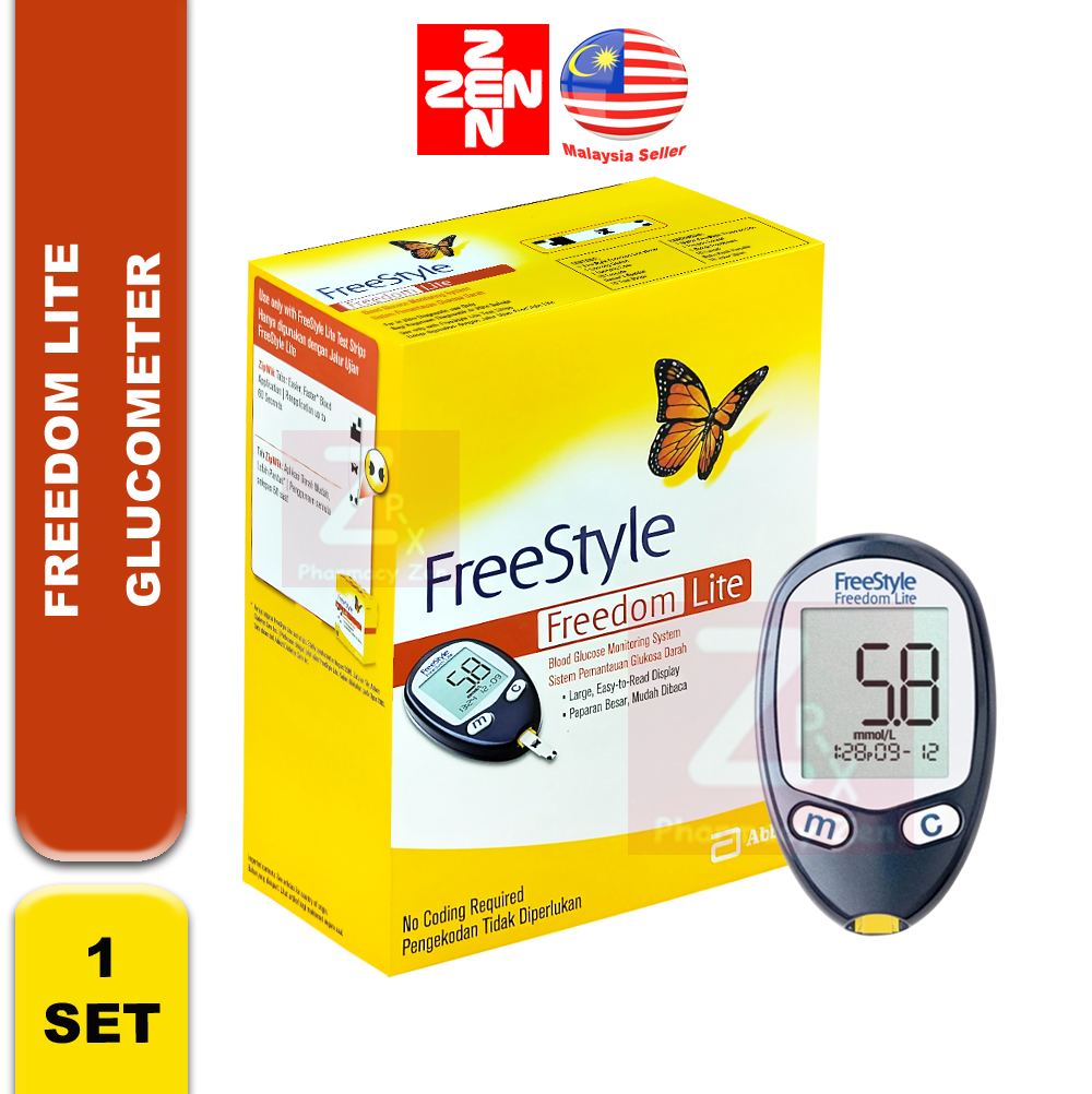 Zen Pharmacy | FreeStyle Freedom Lite Glucometer Blood Glucose Monitor ...