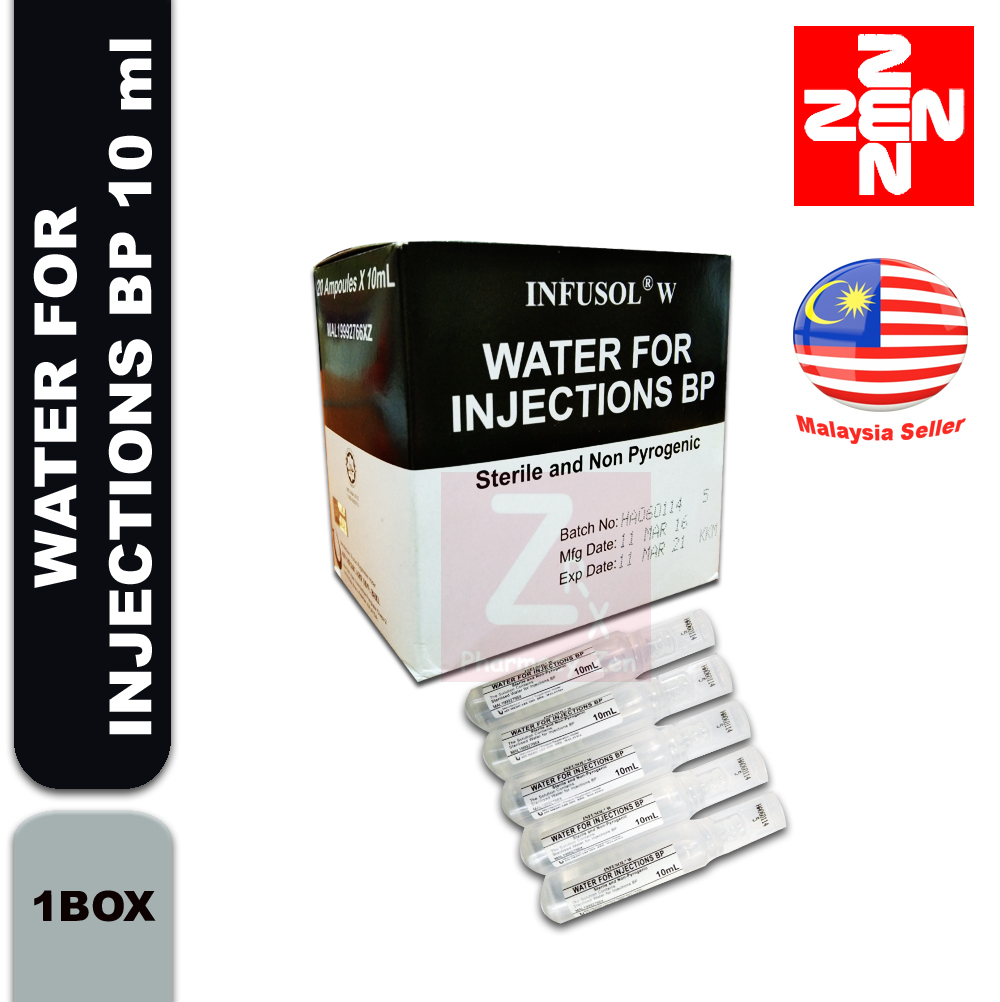 Water for Injections BP 10mL x 20(1 box)