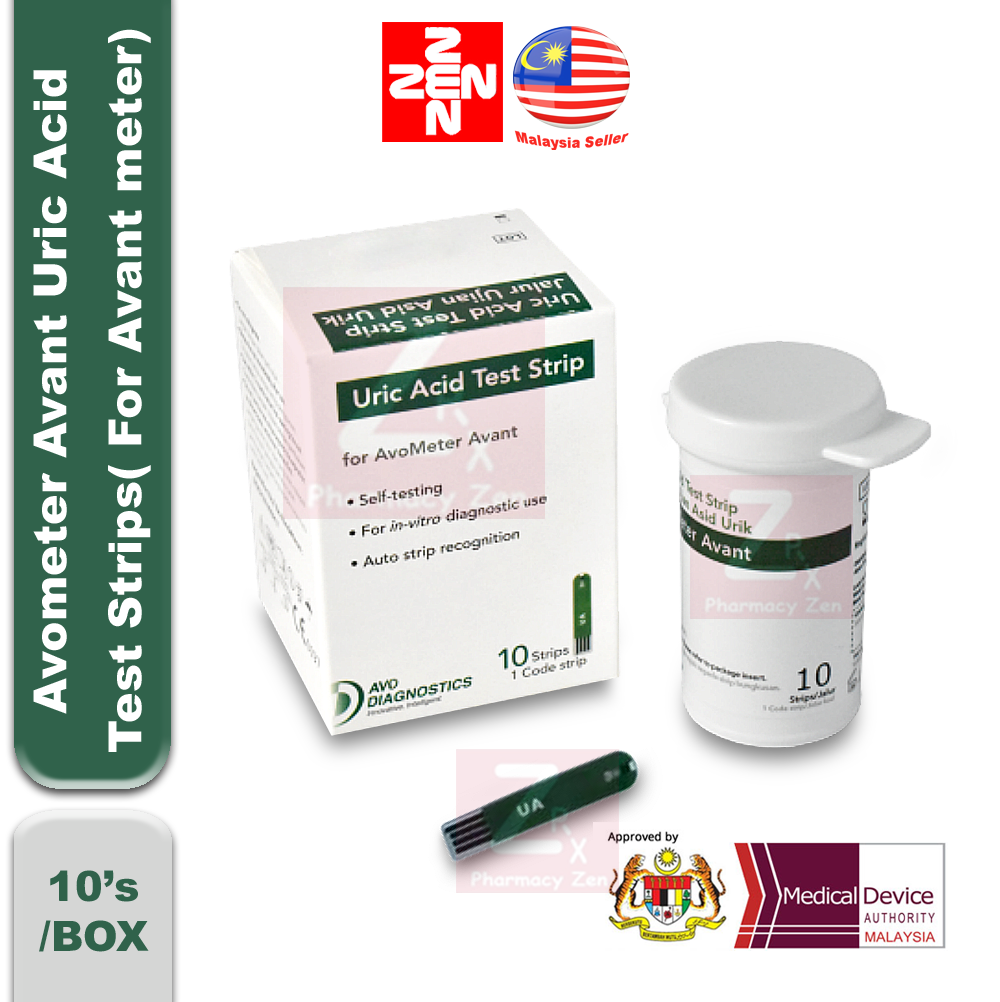 Zen Pharmacy | Avometer Avant Uric Acid Test Strips 10's( For Avant meter)
