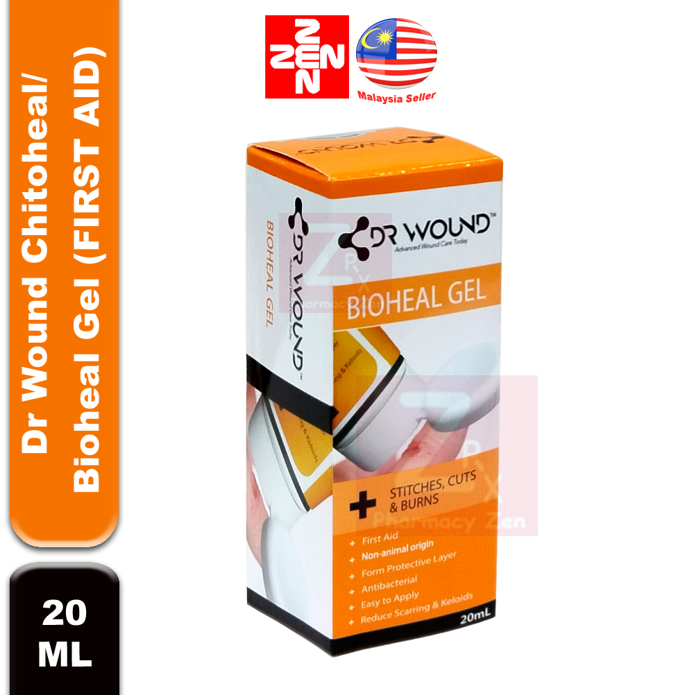 Zen Pharmacy | Dr Wound Chitoheal/Bioheal Gel (FIRST AID) 20ml