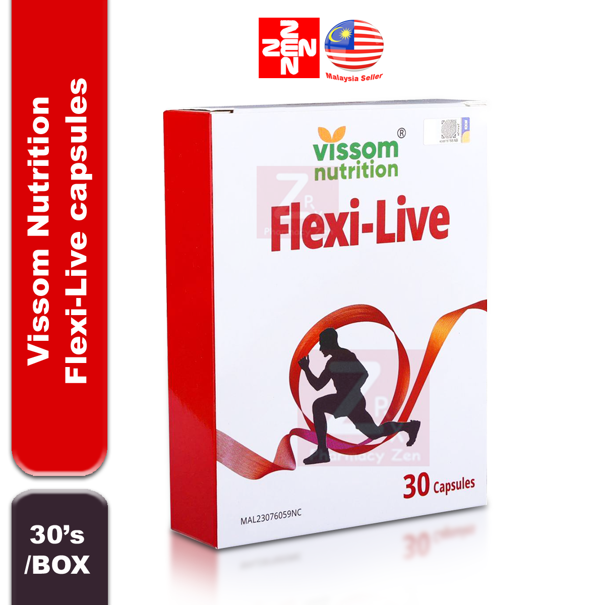Zen Pharmacy | Vissom Nutrition Flexi-Live capsules 30s(box)