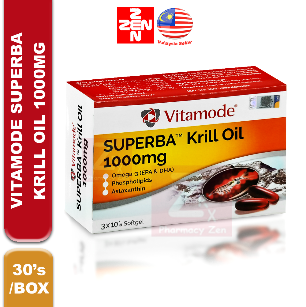 Zen Pharmacy | Vitamode Superba Krill Oil 1000mg 30s(box)