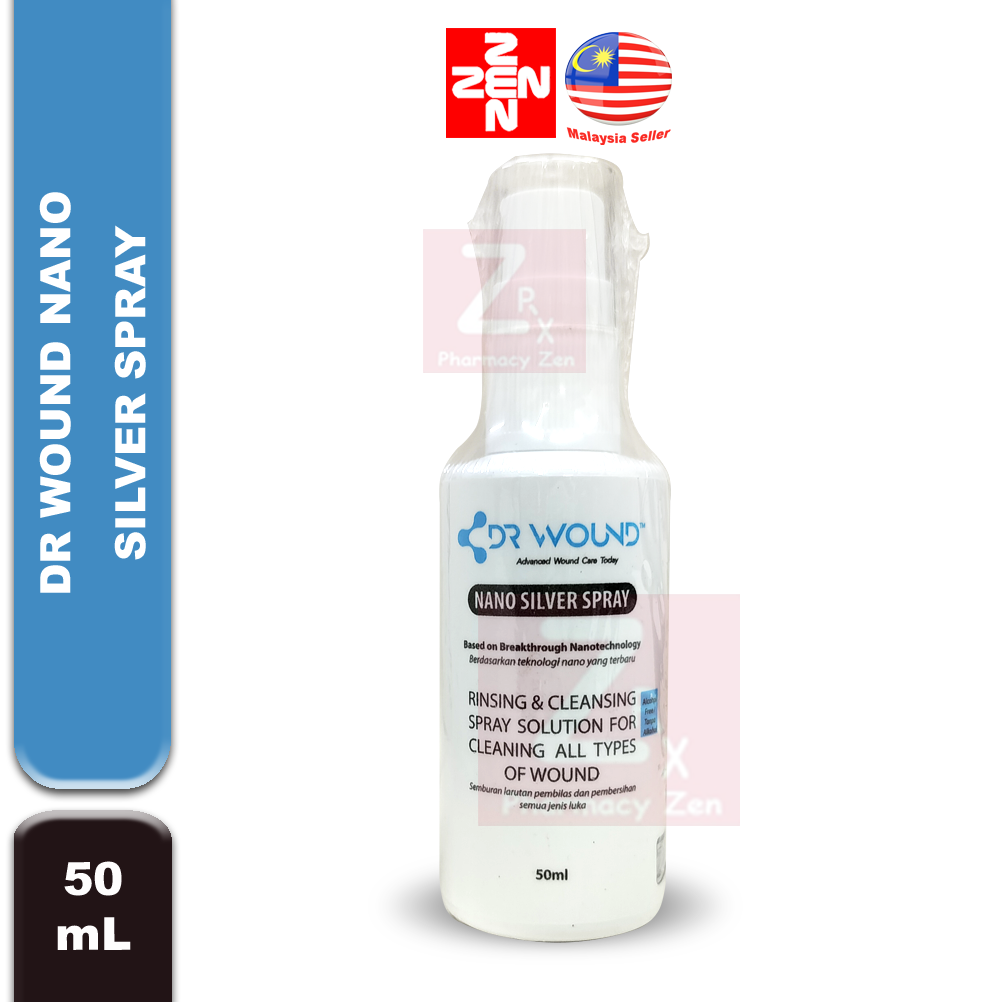 Zen Pharmacy | Dr wound Nano Silver Spray 50ml