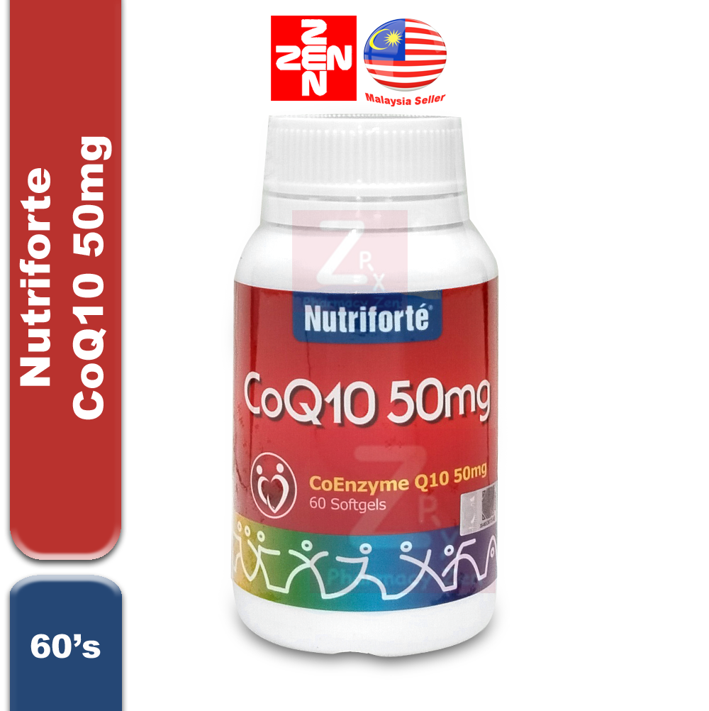 Nutriforte CoQ10 50mg 60's