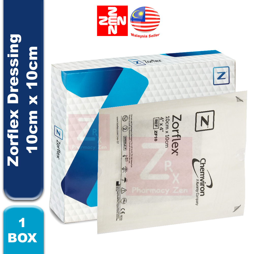 Zen Pharmacy | Zorflex Dressing 10cm x 10cm (10pc/box)