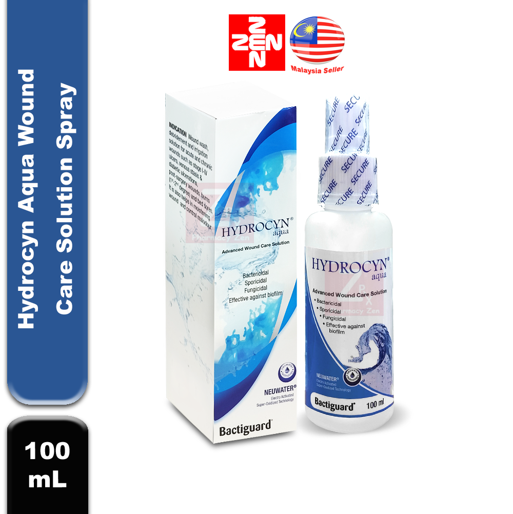Zen Pharmacy | Hydrocyn Aqua Wound Care Solution Spray 100ml